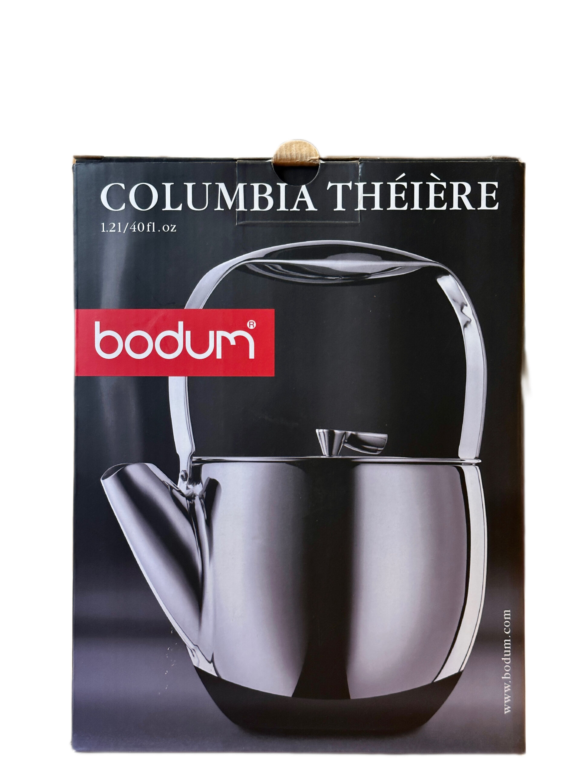 Bodum Columbia tekanne i stål 1,2l - Kaffehuset AS
