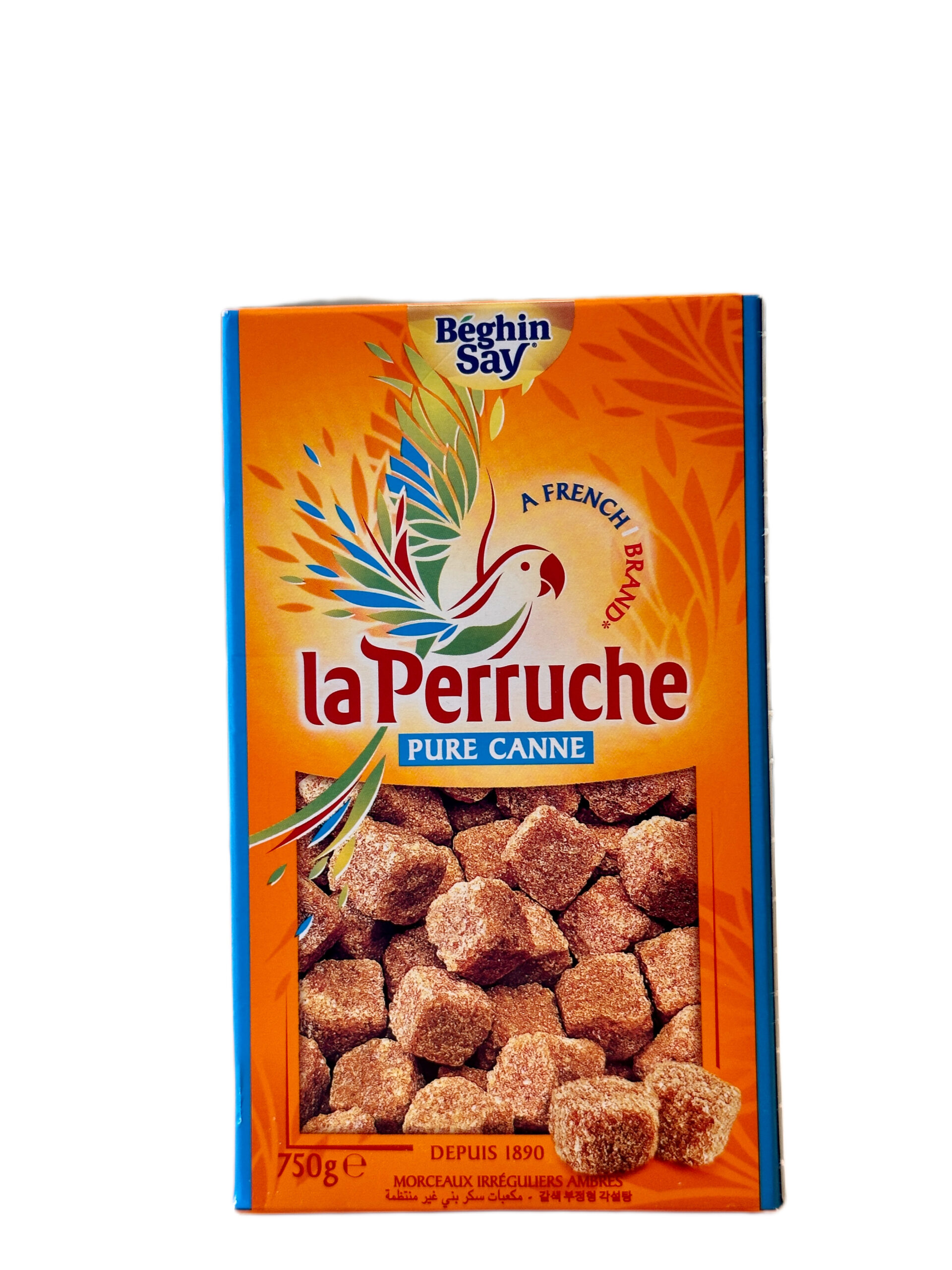 La Perruche brunt sukkerbiter 750 g - Kaffehuset AS
